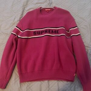 Supreme | Sweaters | Supreme Pink Sweater | Poshmark